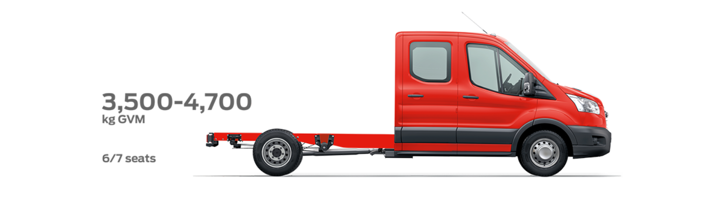 Ford Transit Alváz – Duplakabinos Alváz | Ford HU